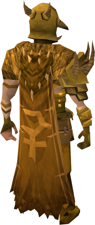 Golden Warpriest Of Bandos Cape Runescape Wiki Fandom