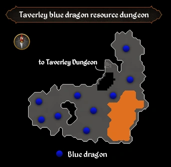 Map:Taverley blue dragon resource dungeon | RuneScape Wiki | Fandom