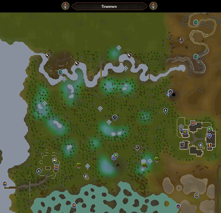 Map:Tirannwn scan | RuneScape Wiki | Fandom