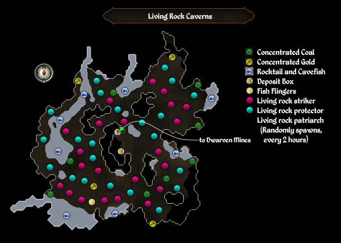 Map:Living Rock Caverns | RuneScape Wiki | Fandom
