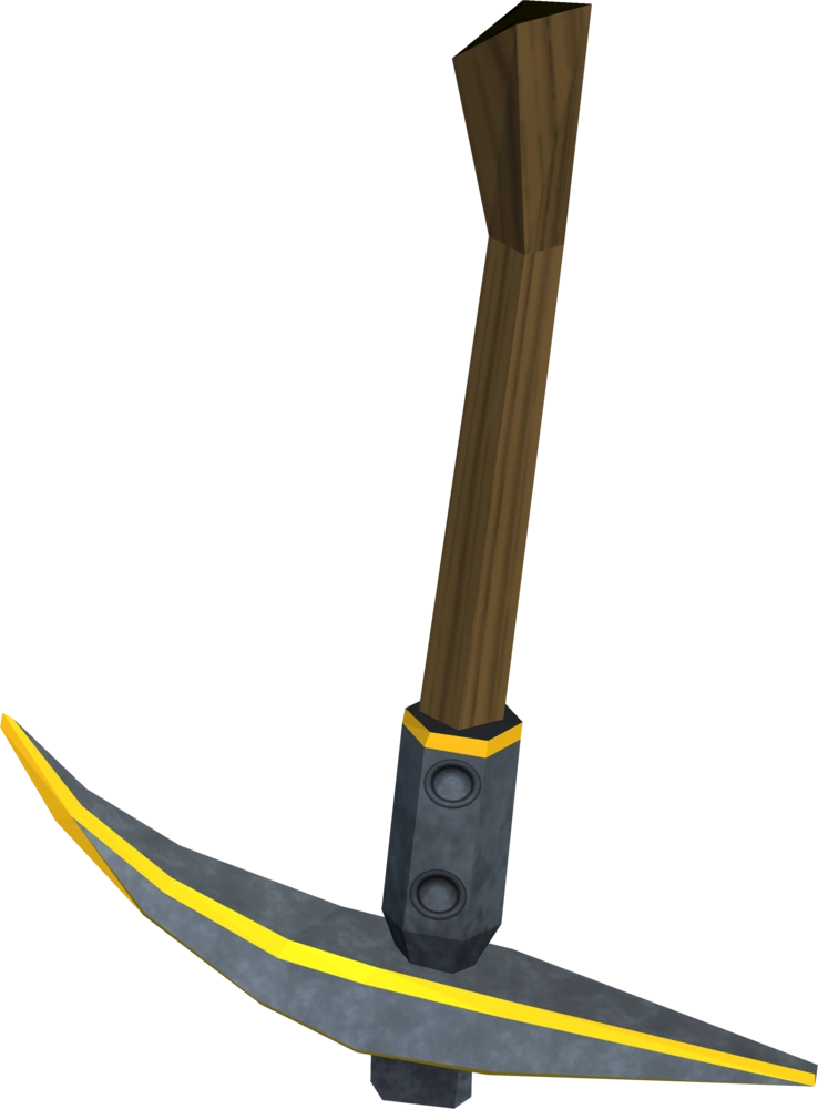 Gilded steel pickaxe | RuneScape Wiki | Fandom