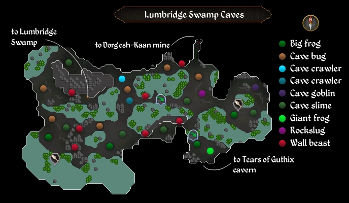 Map:Lumbridge Swamp Caves | RuneScape Wiki | Fandom