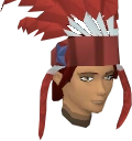 Feather headdress (red) | RuneScape Wiki | Fandom