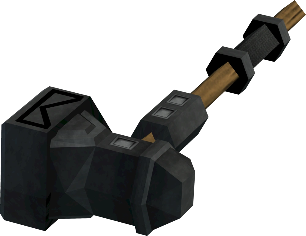 Off-hand iron warhammer | RuneScape Wiki | Fandom