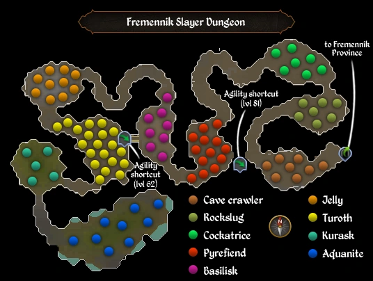 Map:Fremennik Slayer Dungeon | RuneScape Wiki | Fandom