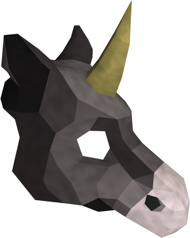 Black unicorn mask | RuneScape Wiki | Fandom