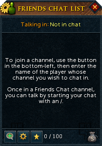 Friends Chat | RuneScape Wiki | Fandom