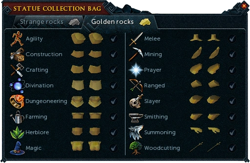 Golden rock | RuneScape Wiki | Fandom