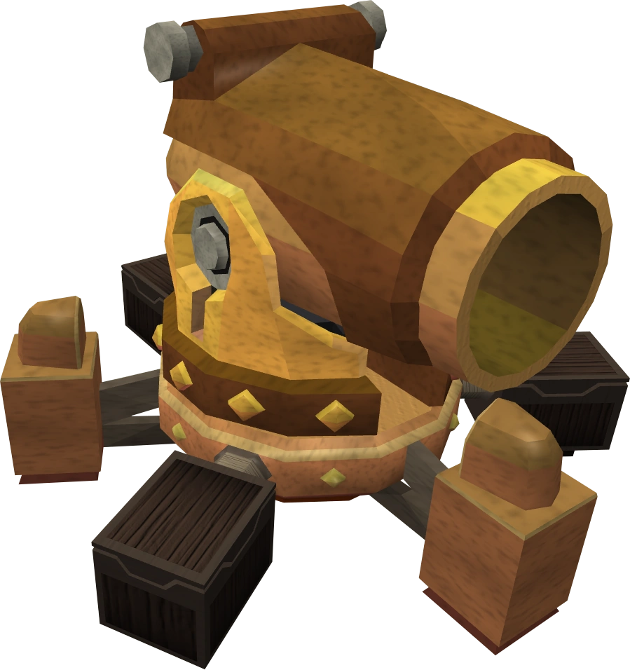 Gold dwarf multicannon | RuneScape Wiki | Fandom