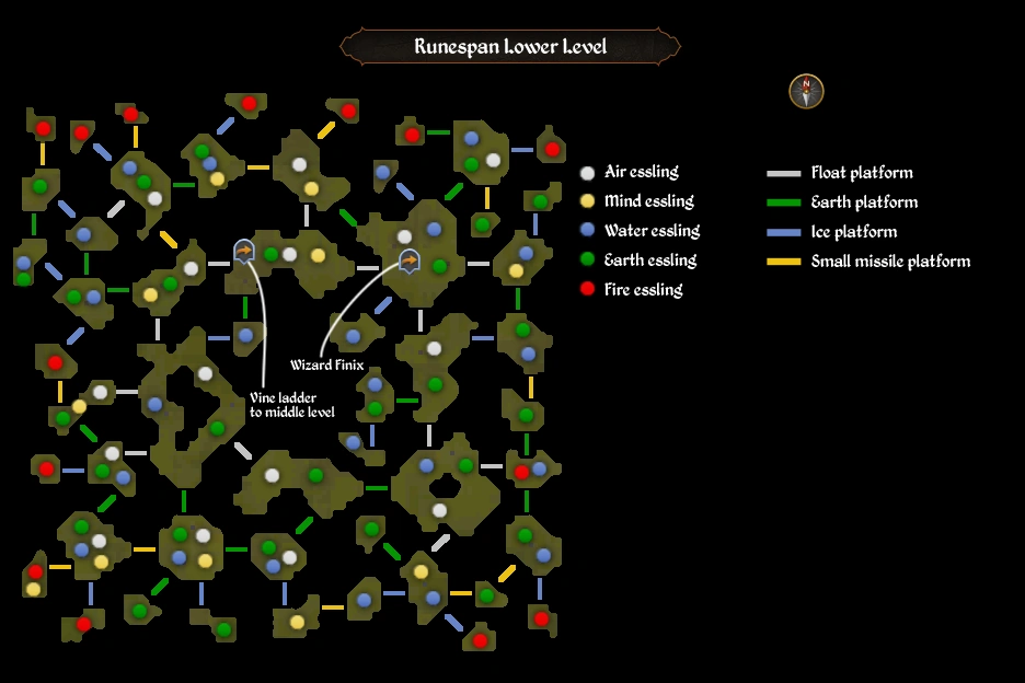 Map:Runespan Lower Level | RuneScape Wiki | Fandom
