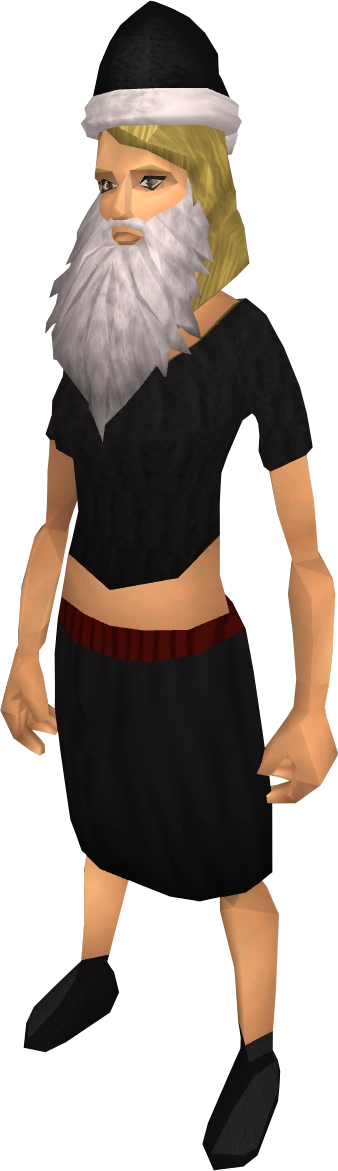 Black Santa hat with beard | RuneScape Wiki | Fandom