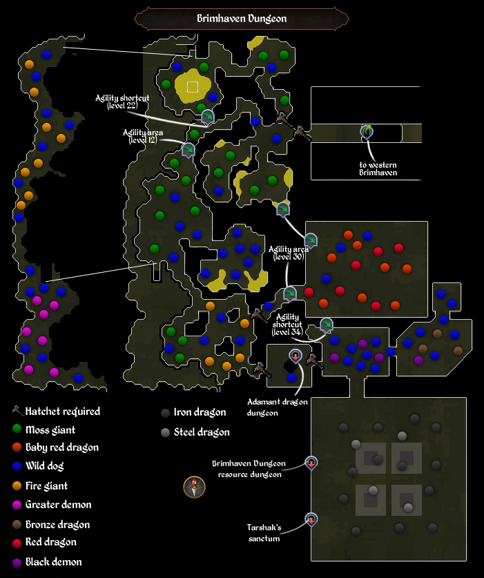 Map:Brimhaven Dungeon | RuneScape Wiki | Fandom