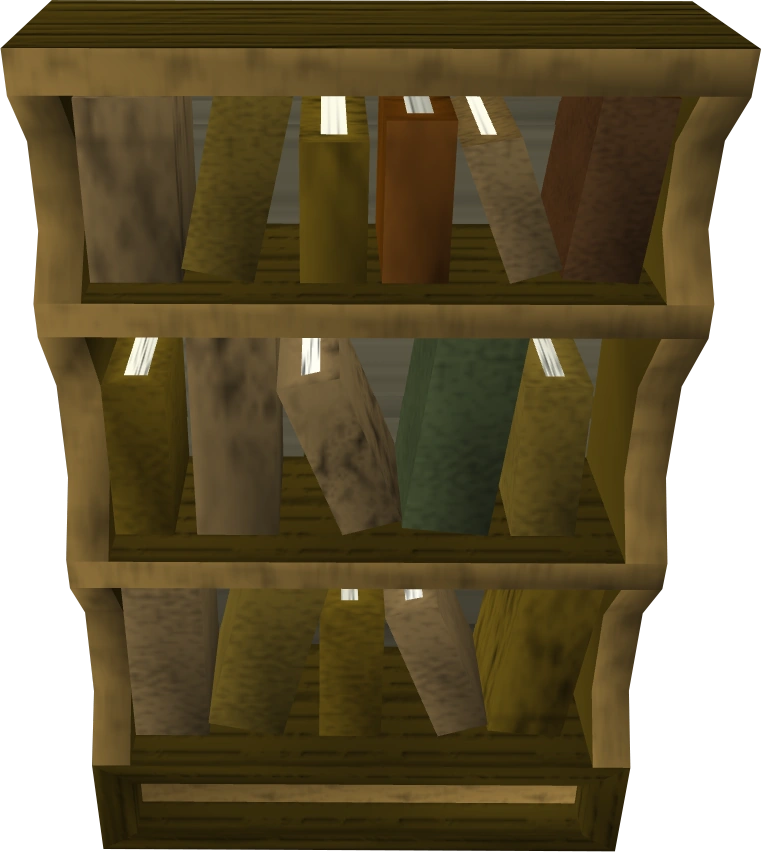 Wooden bookcase | RuneScape Wiki | Fandom