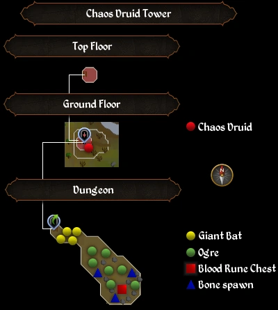 Map:Chaos Druid Tower | RuneScape Wiki | Fandom