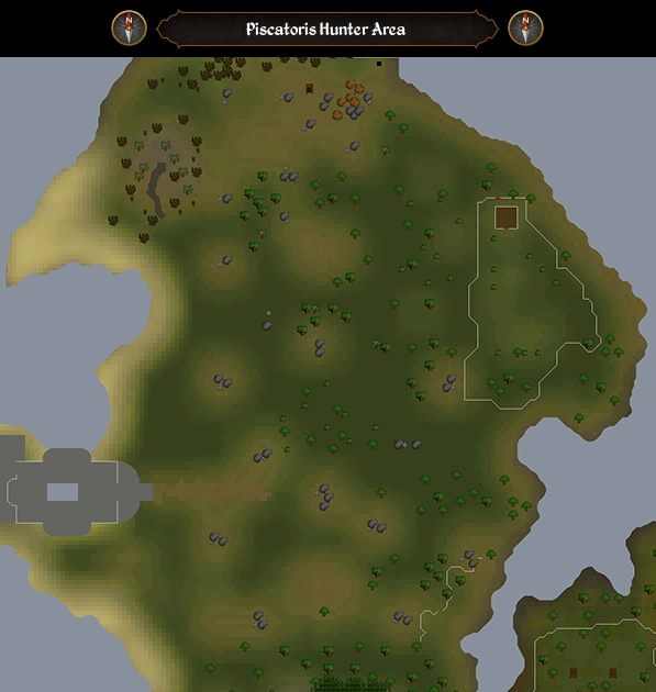 Map:Piscatoris Hunter Area scan | RuneScape Wiki | Fandom