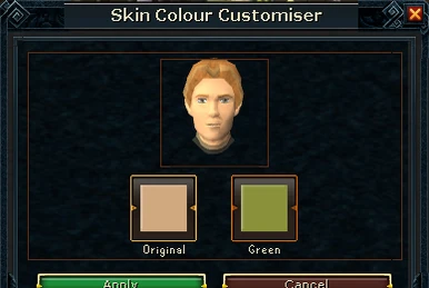 Skin Colors Osrs