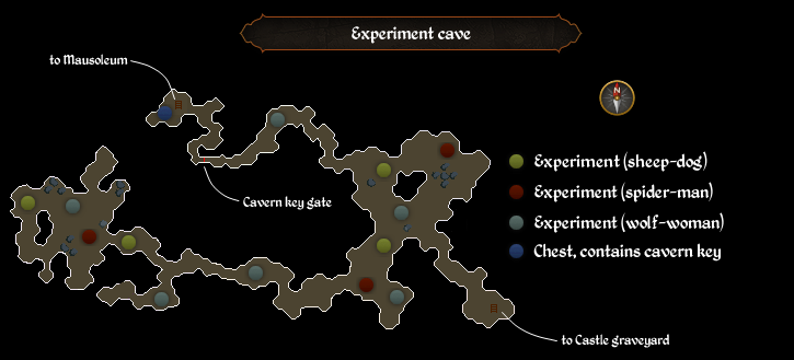 Map:Experiment cave | RuneScape Wiki | Fandom