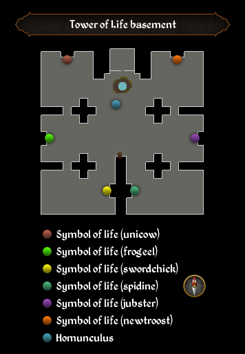 Map:Tower of Life basement | RuneScape Wiki | Fandom