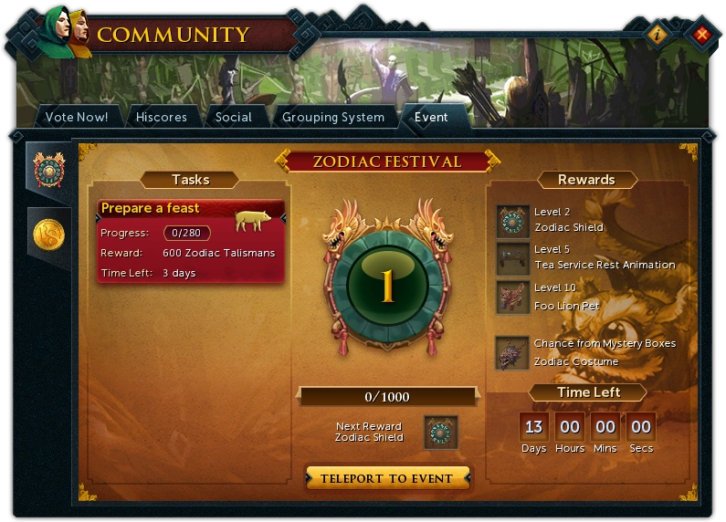 Zodiac Festival | RuneScape Wiki | Fandom