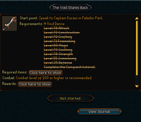 Quest Overview | RuneScape Wiki | Fandom
