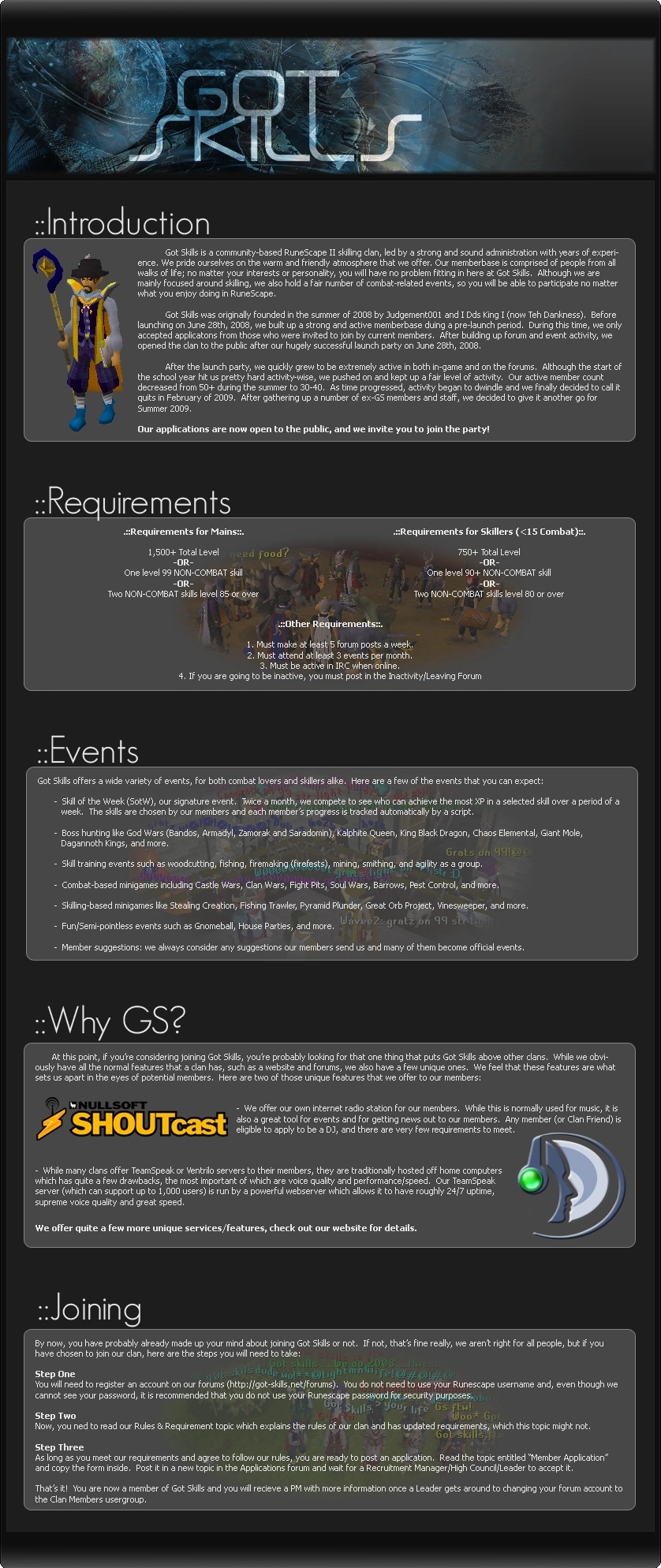 Clan:Got Skills | RuneScape Clans Wiki | Fandom