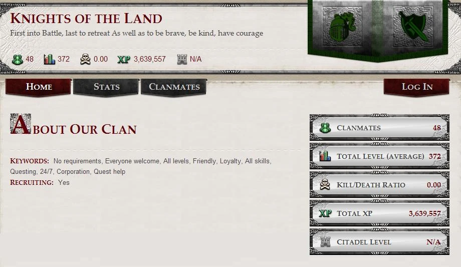Clan:Knights of the Land | RuneScape Clans Wiki | Fandom