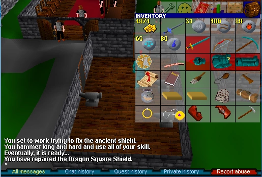 Half Dragon Square Shield | RuneScape Classic Wiki | Fandom