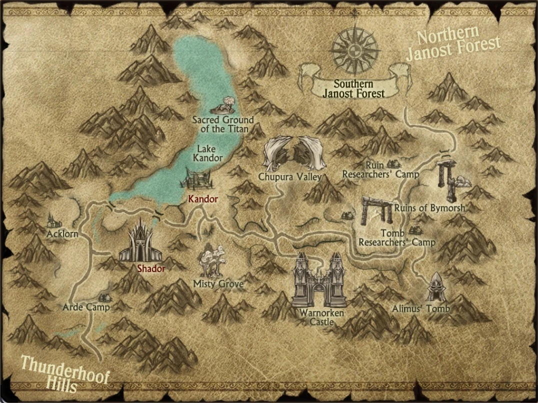 Southern Janost Forest (Zone) - Runes of Magic Wiki