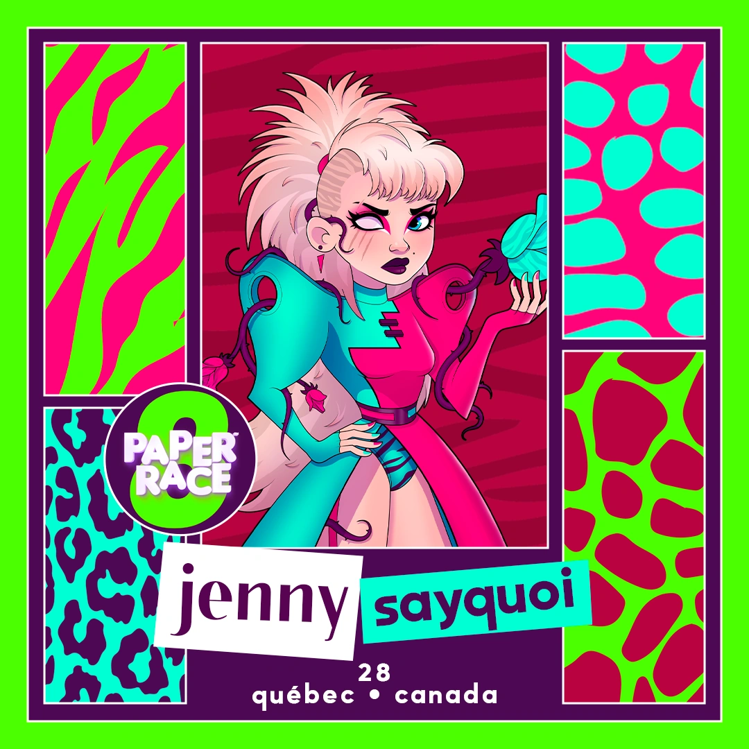 Jenny Sayquoi | Wikia RuPaul's Paper Race | Fandom