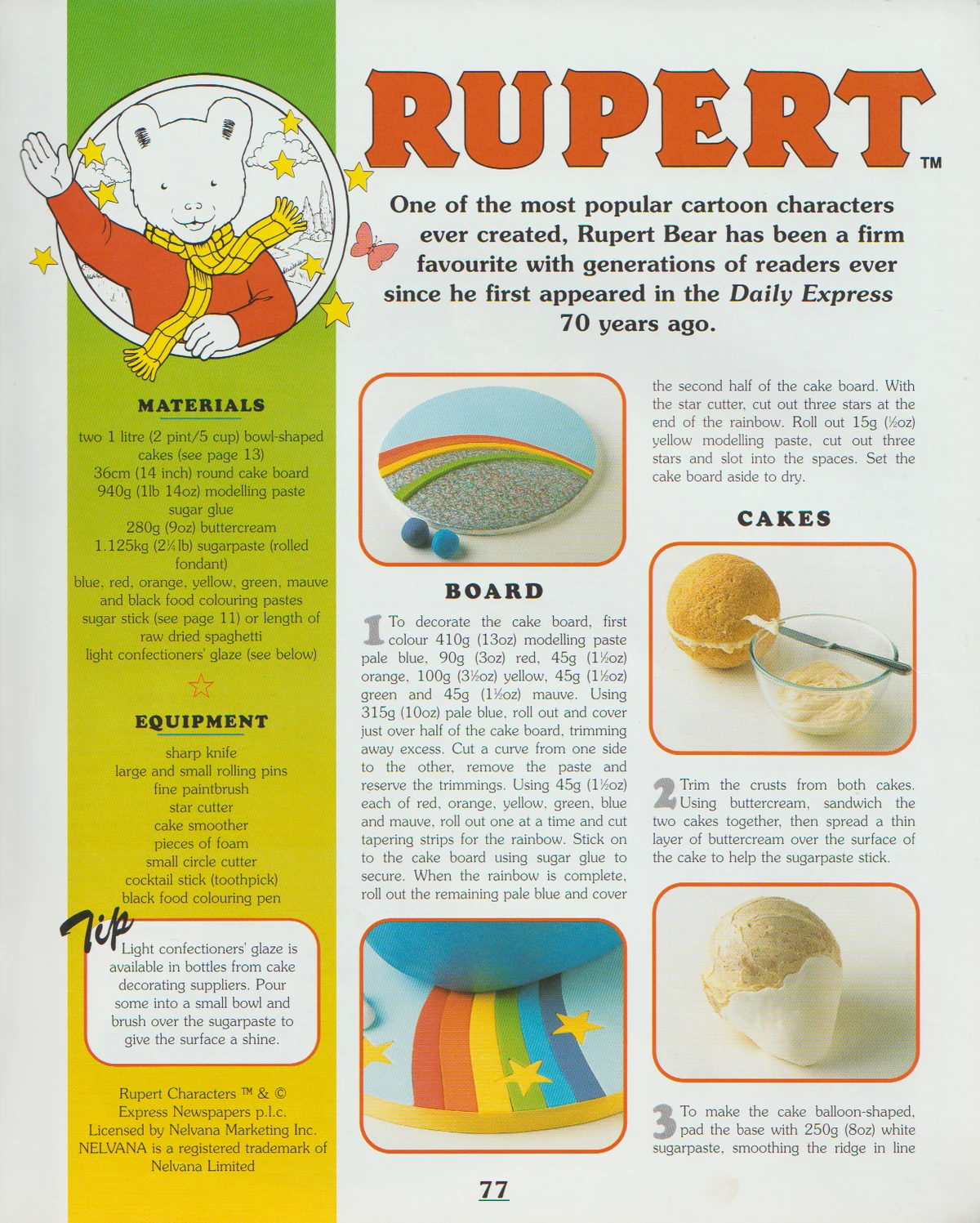 Lovable Character Cake | Rupert the Bear Wiki | Fandom