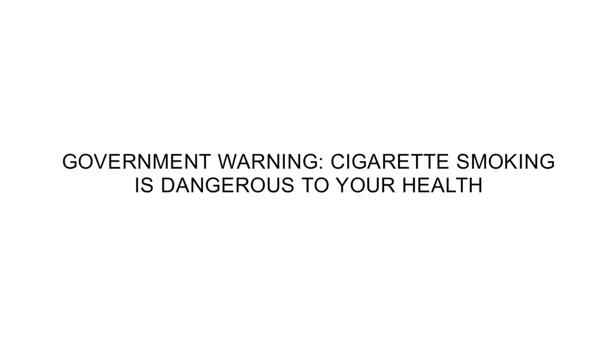 Government Warning Cigarette Smoking Is Dangerous To Your Health