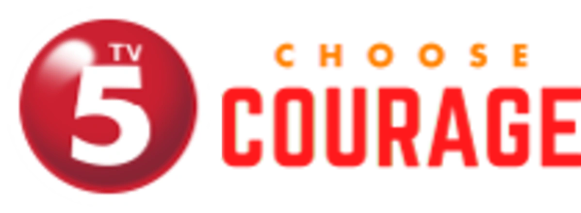 5 (TV5) Logos (2017-2018) Choose Courage | Russel Wiki | Fandom