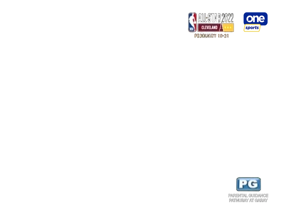 One Sports (TV channel) Variant On Screen Bugs (NBA All-Star Game 2022 ...
