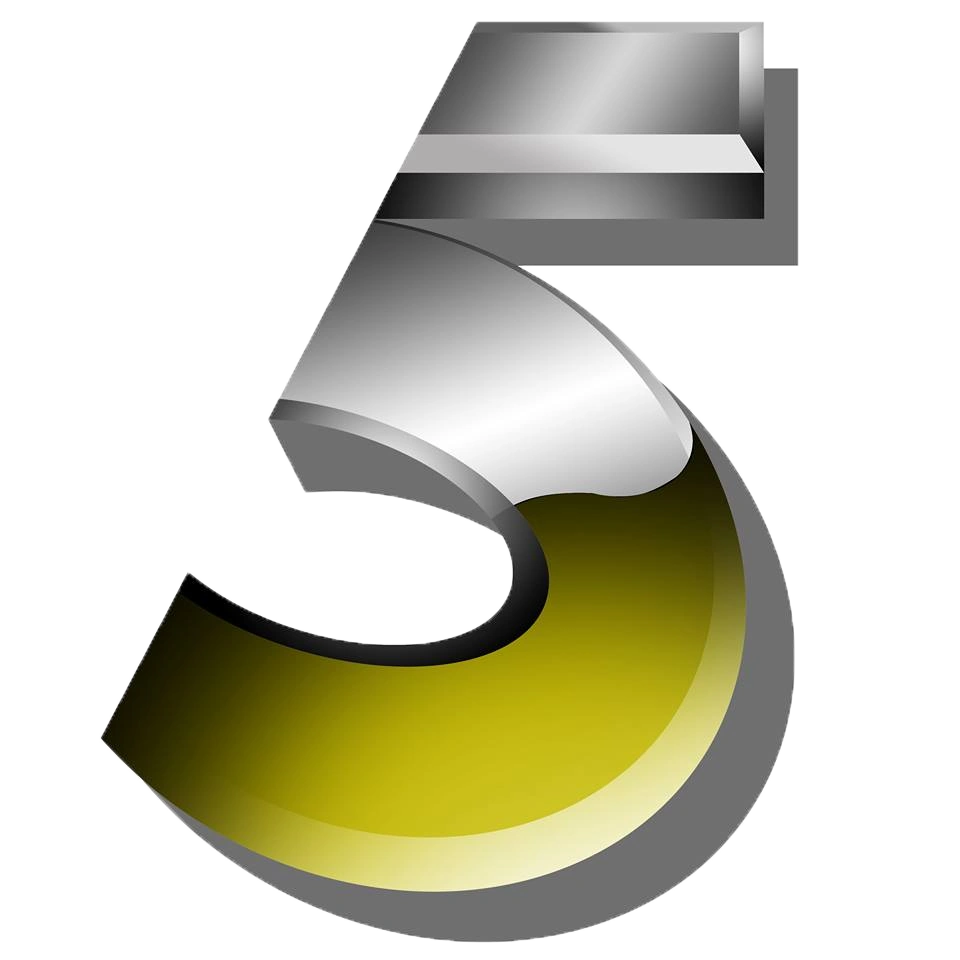 5 (TV5) Logos (1992-1999) ABC Numerical 5 | Russel Wiki | Fandom