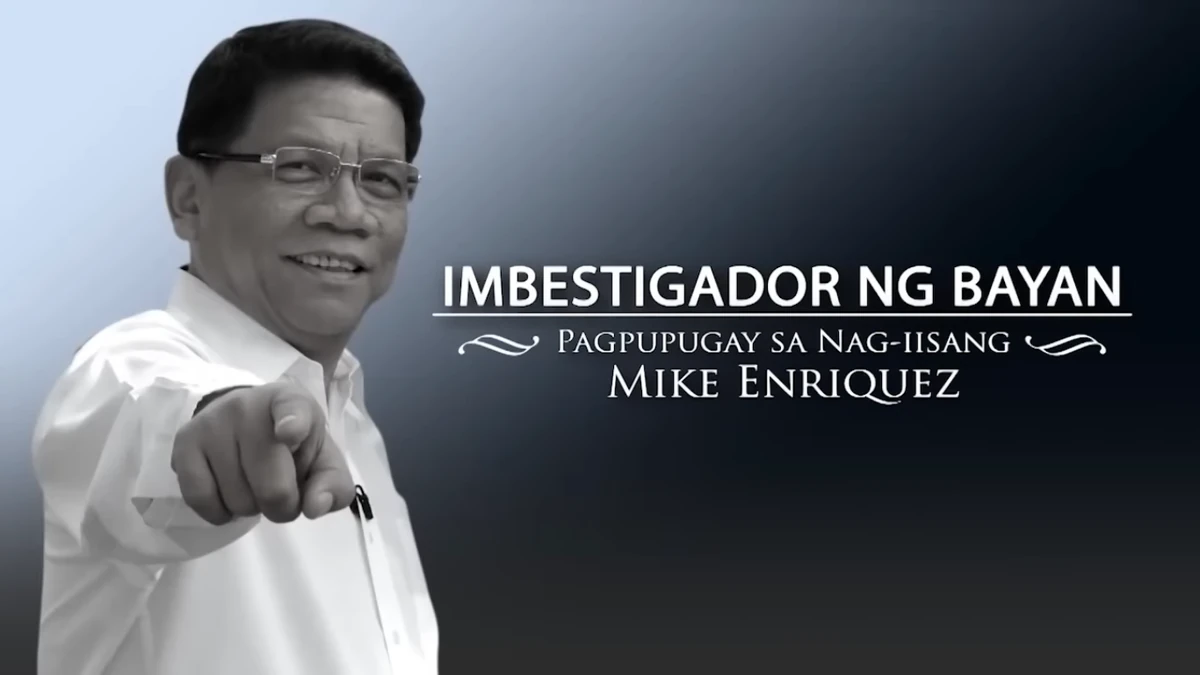 Imbestigador ng Bayan: Pagpupugay sa nag-iisang Mike Enriquez (GMA) | Russel Wiki | Fandom