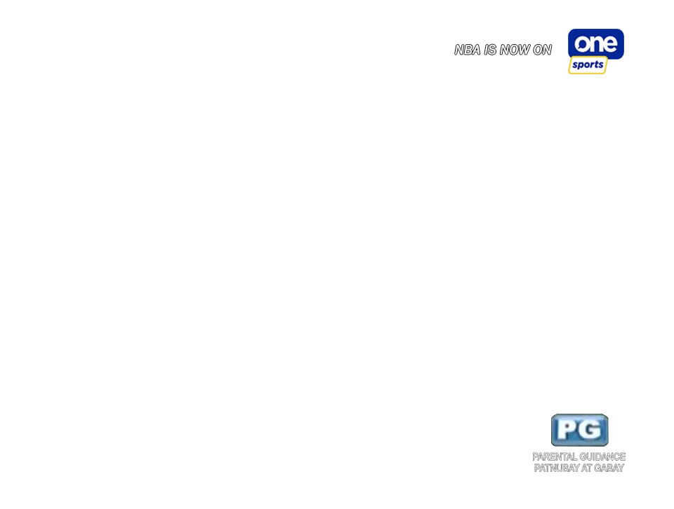 One Sports (TV channel) Variant On Screen Bugs (NBA is now on One ...