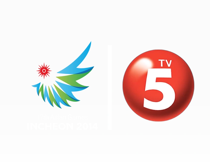 5 (TV5) Logos (2014 Asian Games) | Russel Wiki | Fandom