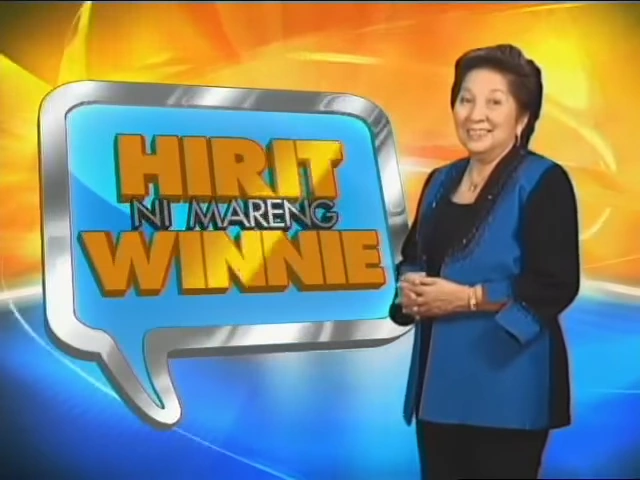 Hirit ni Mareng Winnie (Unang Hirit) | Russel Wiki | Fandom