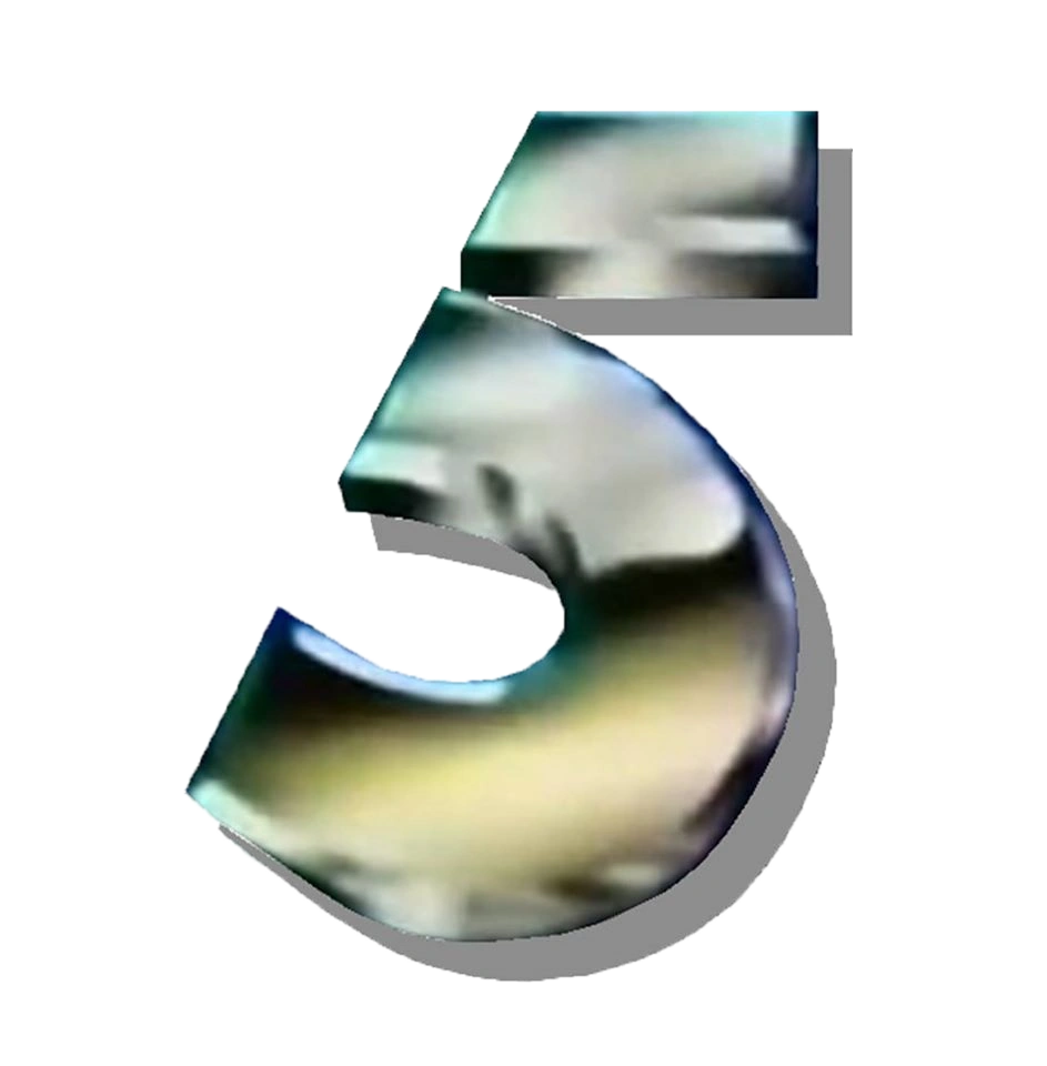5 (TV5) Logos (1992-2004) ABC Numerical 5 | Russel Wiki | Fandom