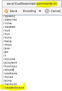 Leaderboards | Rust Essenitals Wiki | Fandom