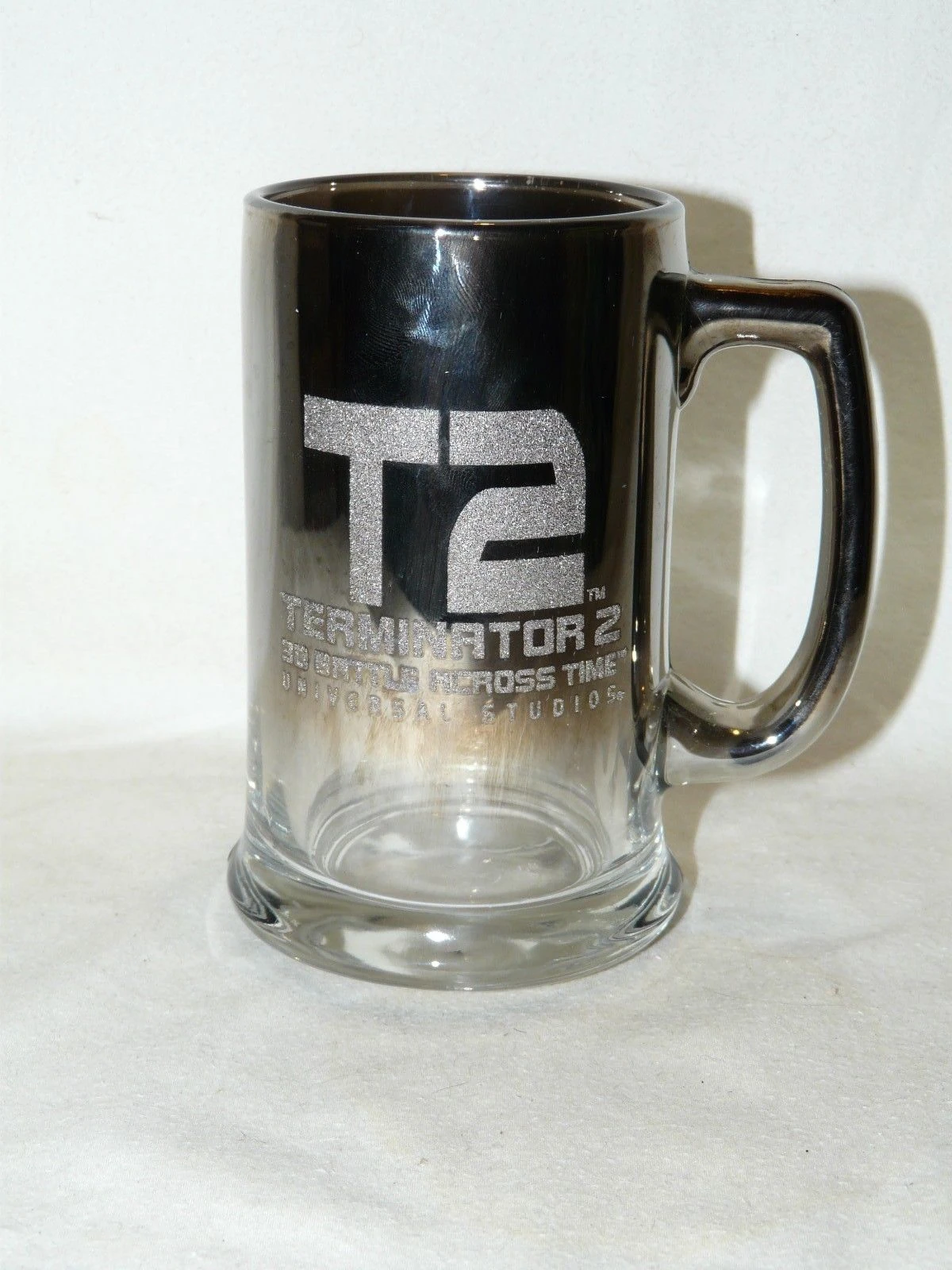 T2 Terminator 2 3D Battle Across Time Universal Studios Stein Mug ...