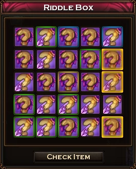 Riddle Box | Rusty Hearts Wiki | Fandom