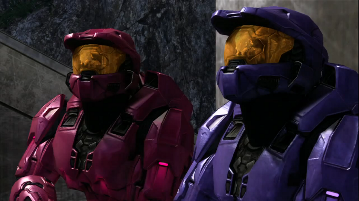 Red vs blue restoration