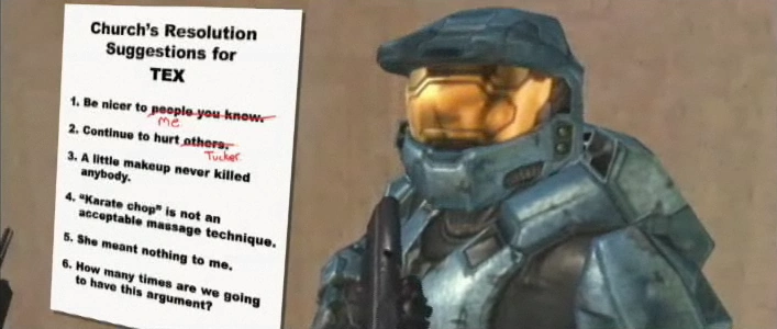 Red Vs Blue Tex And Church