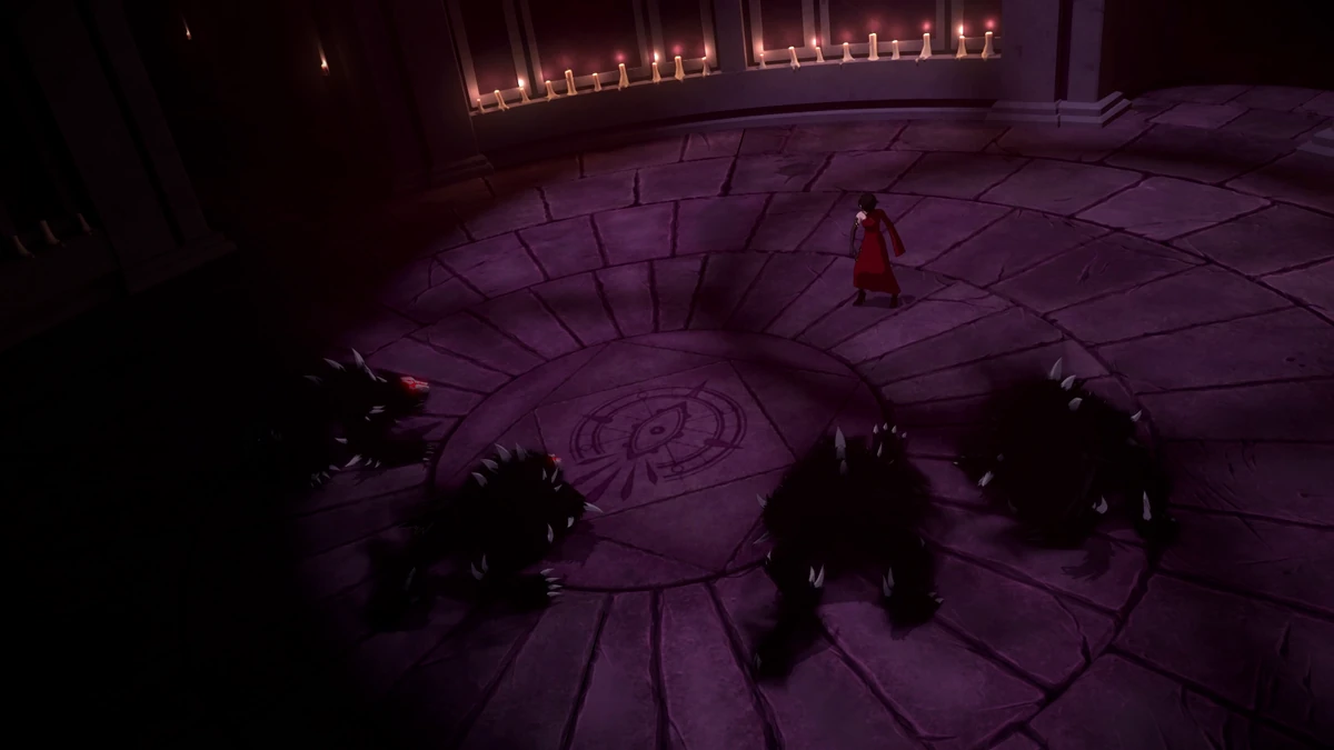 Cinder vs. Grimm | RWBY Wiki | Fandom