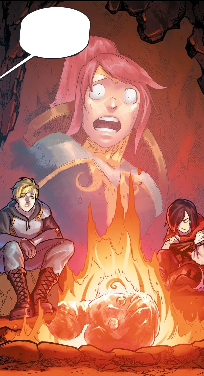 This is official art. What am I looking at?! This is nightmare fuel. (Source - RWBY DC Comics ...