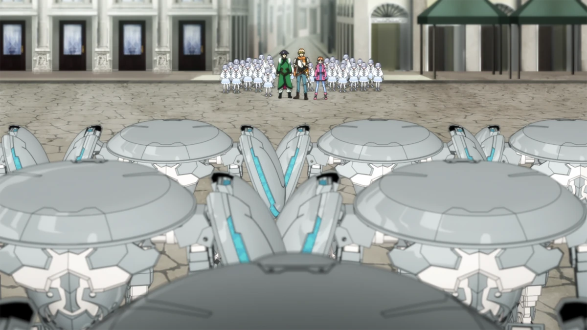 Jaune and Dream Actors vs. Dreamscape Robots | RWBY Wiki | Fandom