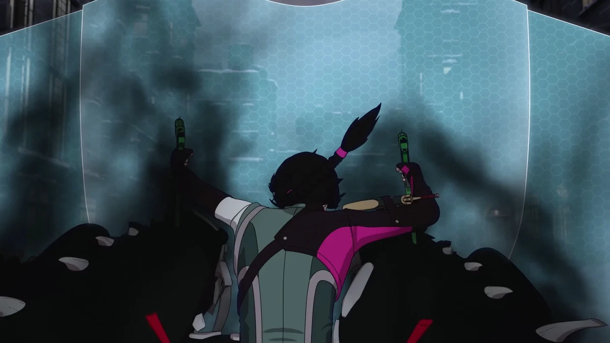 Yang, Jaune and Ren vs. Sabyrs | RWBY Wiki | Fandom