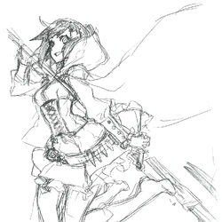 how to draw ruby rose