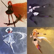 Team RWBY/Image Gallery/Official Designs | RWBY Wiki | Fandom